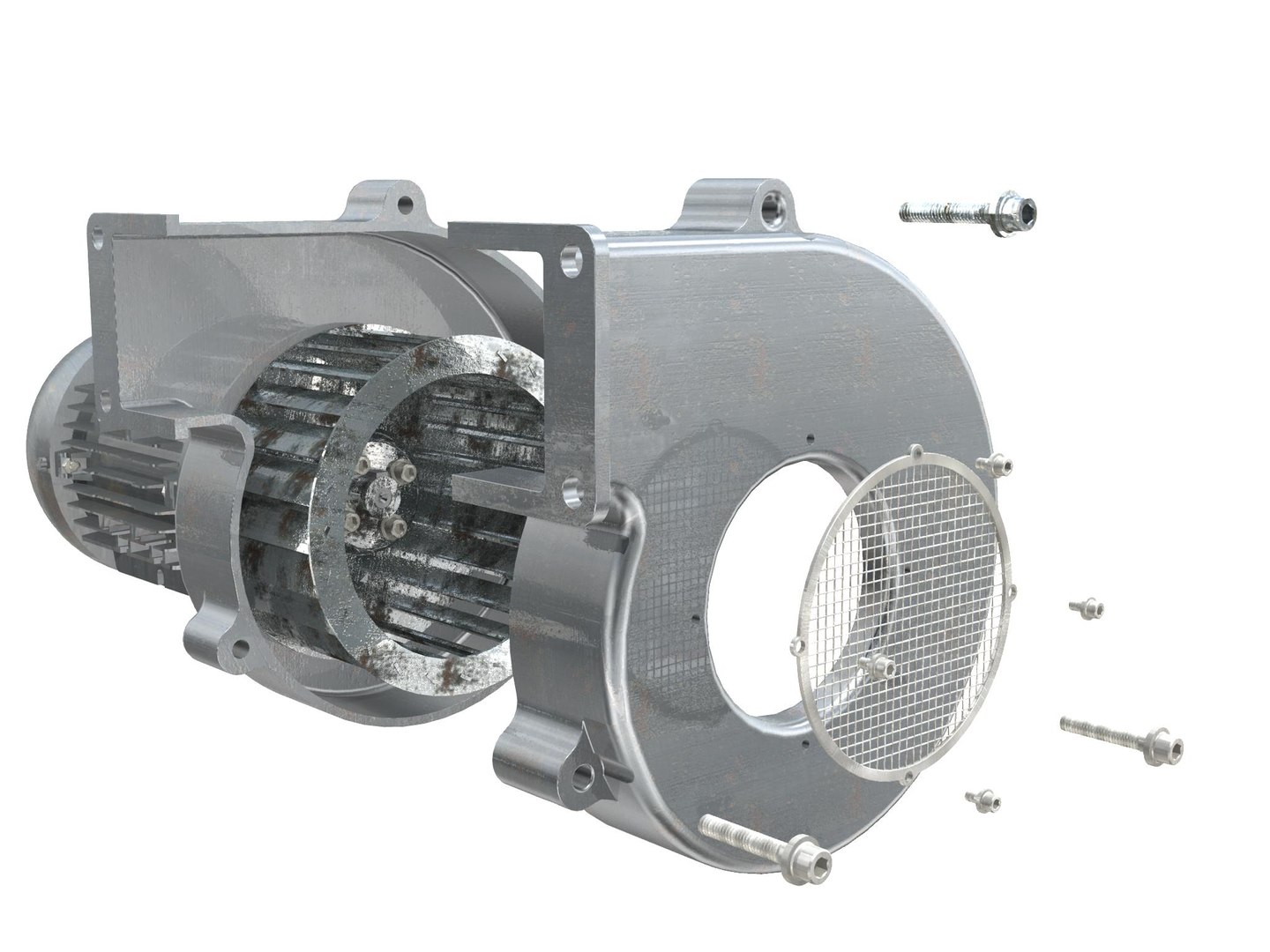 3D Industrial Blower Fan Animation - TurboSquid 1307891