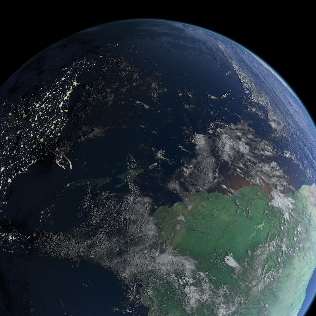 3D Earth Sun Model - TurboSquid 1305689