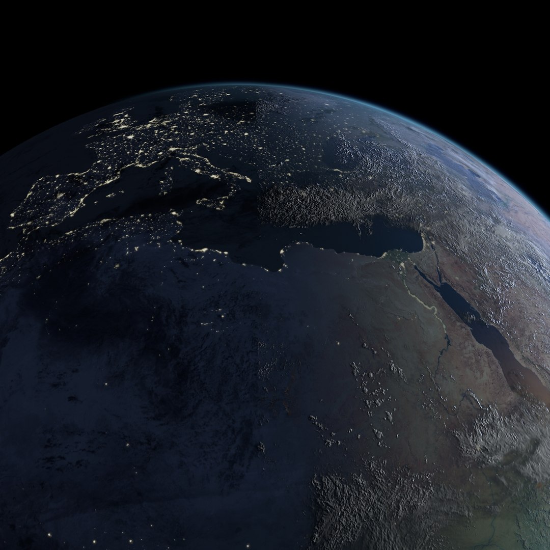 3D Earth Sun Model - TurboSquid 1305689