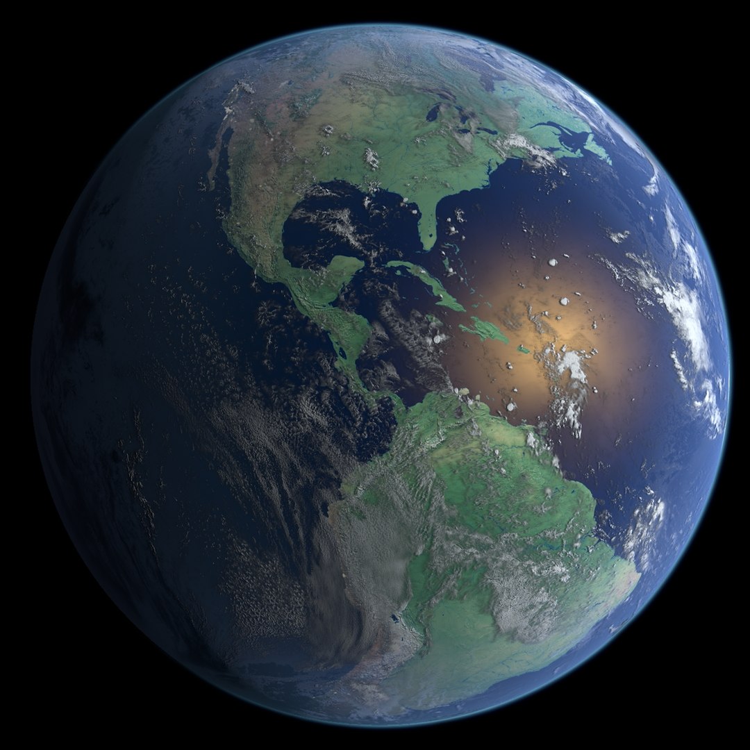 3D Earth Sun Model - TurboSquid 1305689