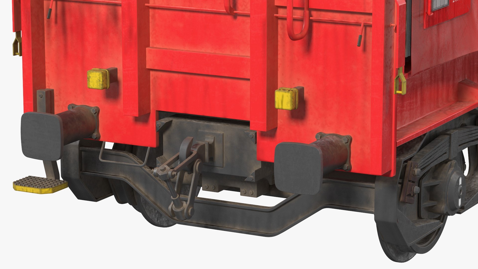 3D DB Cargo Coil Transporter Tarpaulin Freight Wagon No Interior Dirty - TurboSquid 1796051