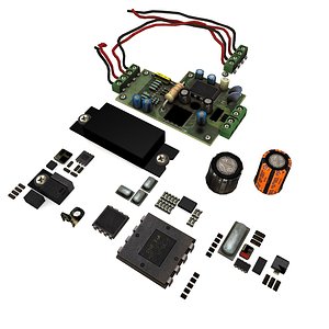 3d circuit board model