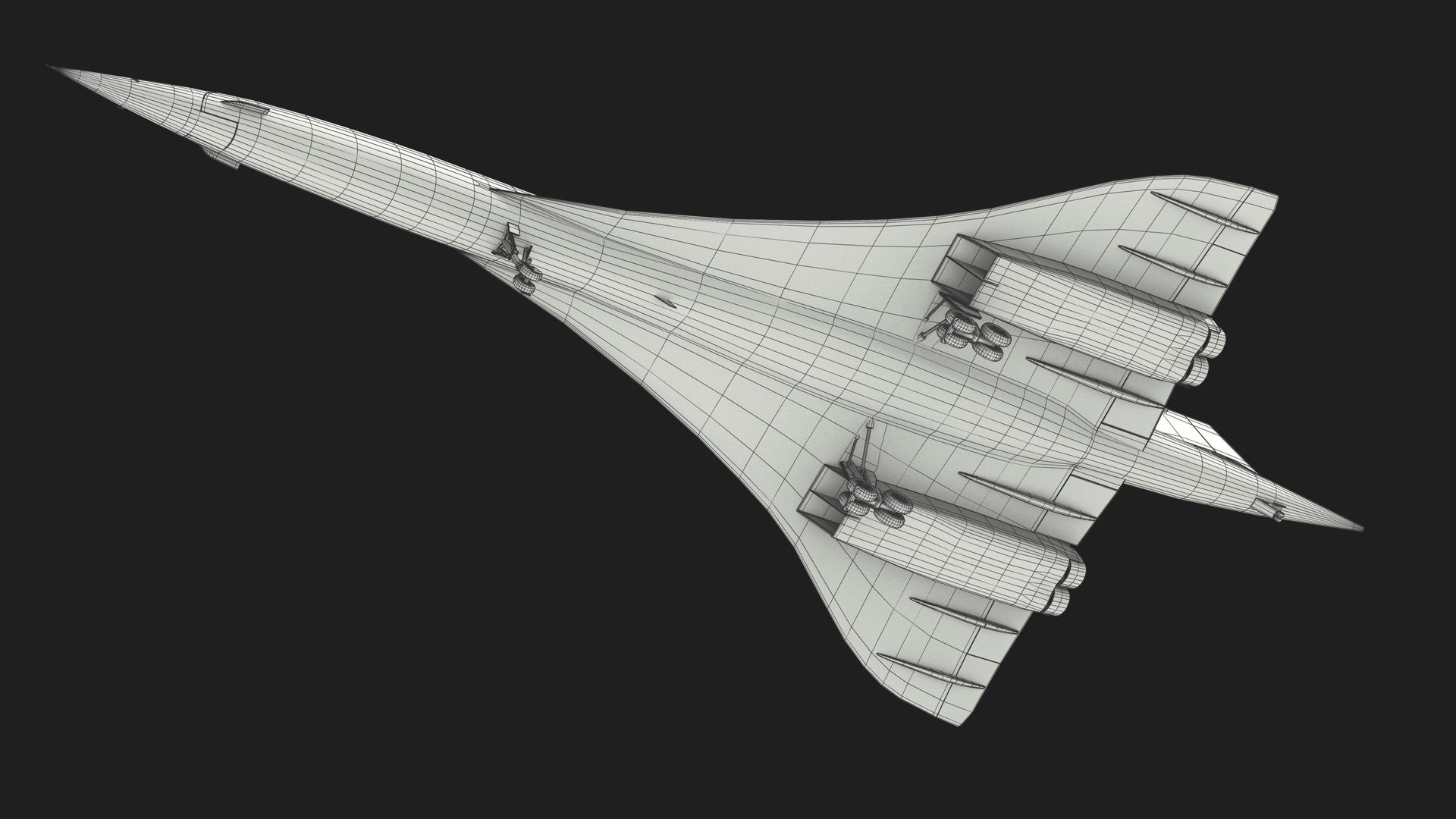 Concorde air france 3D model - TurboSquid 1301153