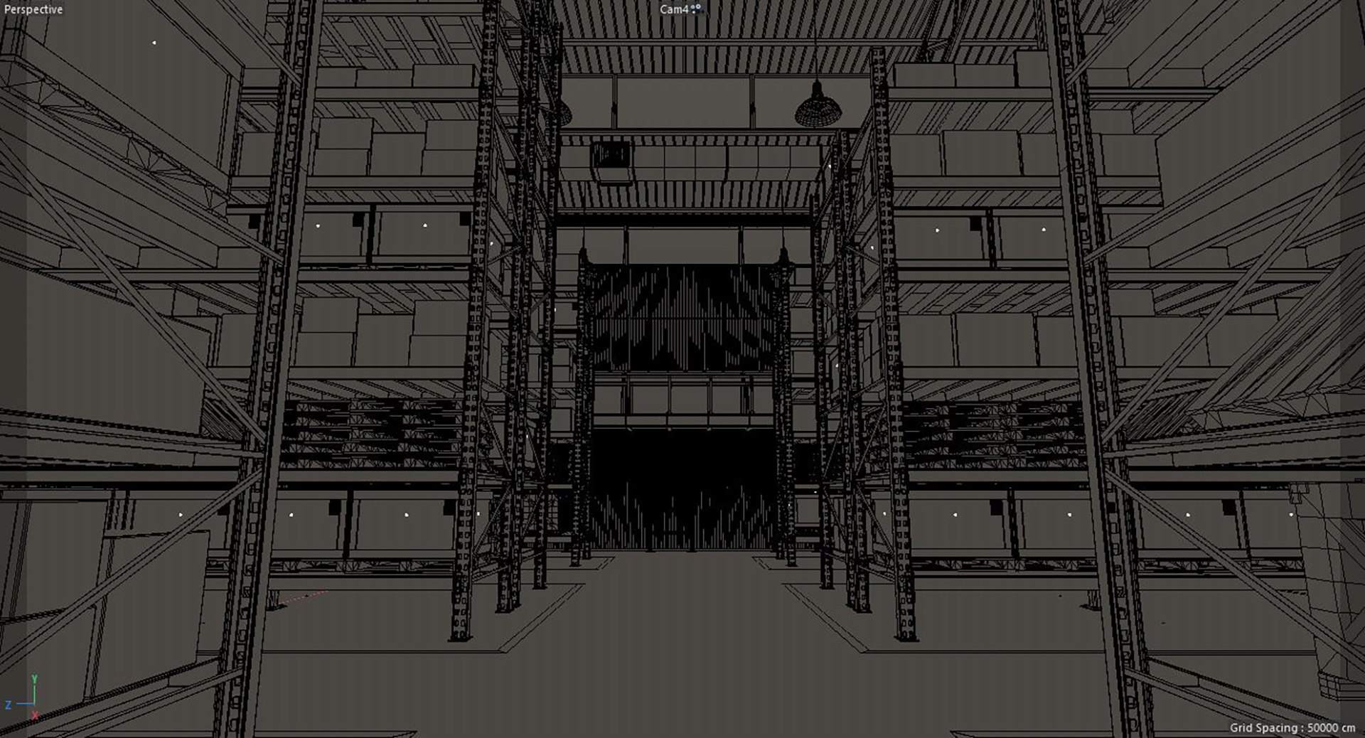 3D High Detailed Warehouse Scene - TurboSquid 2044888