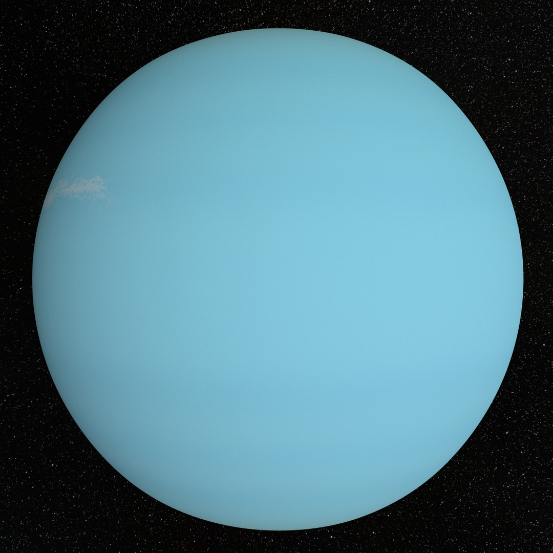 3d model of uranus planet