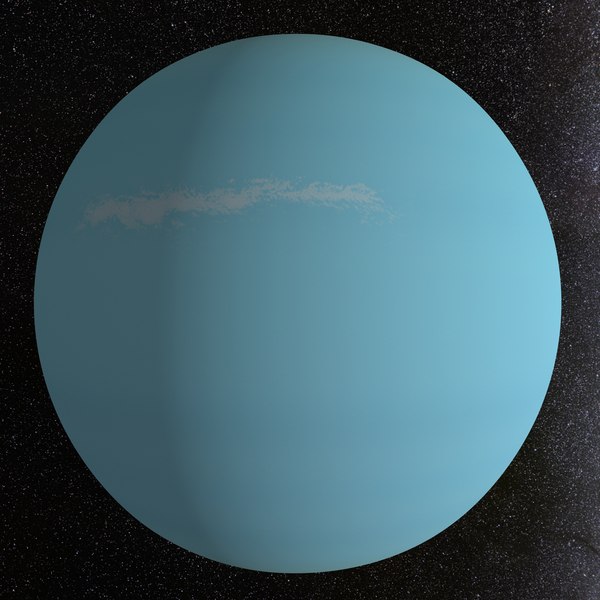 3d model of uranus planet