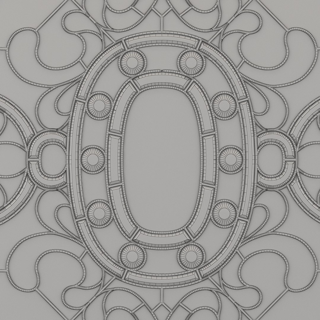 Stained-glass Frosted Glass 3d Model