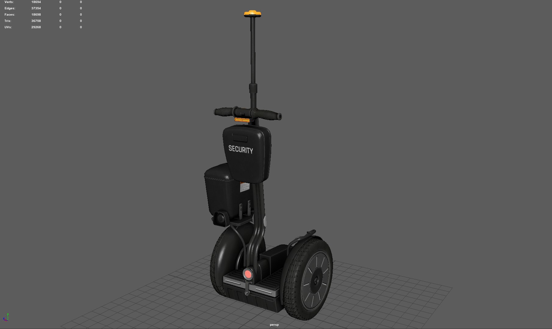 Segway Security Model - TurboSquid 1859814
