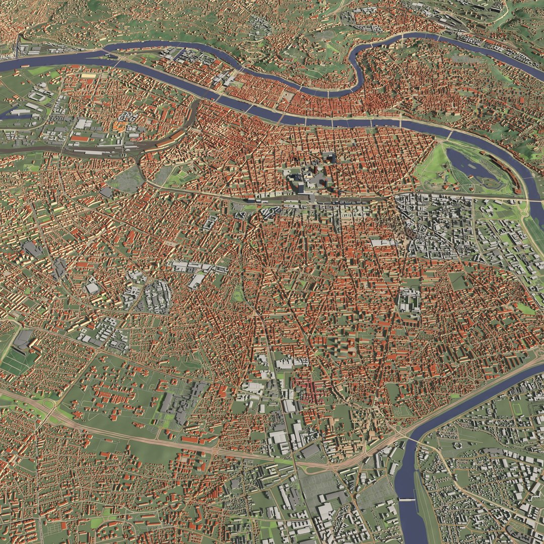 Lyon France - City And Urban 3D Model - TurboSquid 2236880