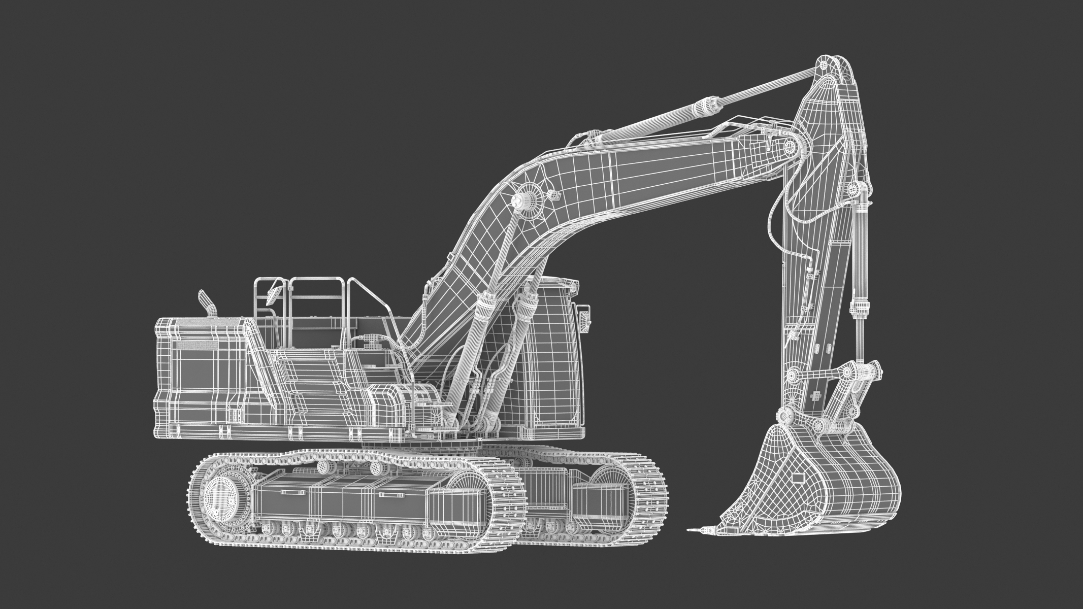 3D model Crawler Excavator Generic - TurboSquid 1735211