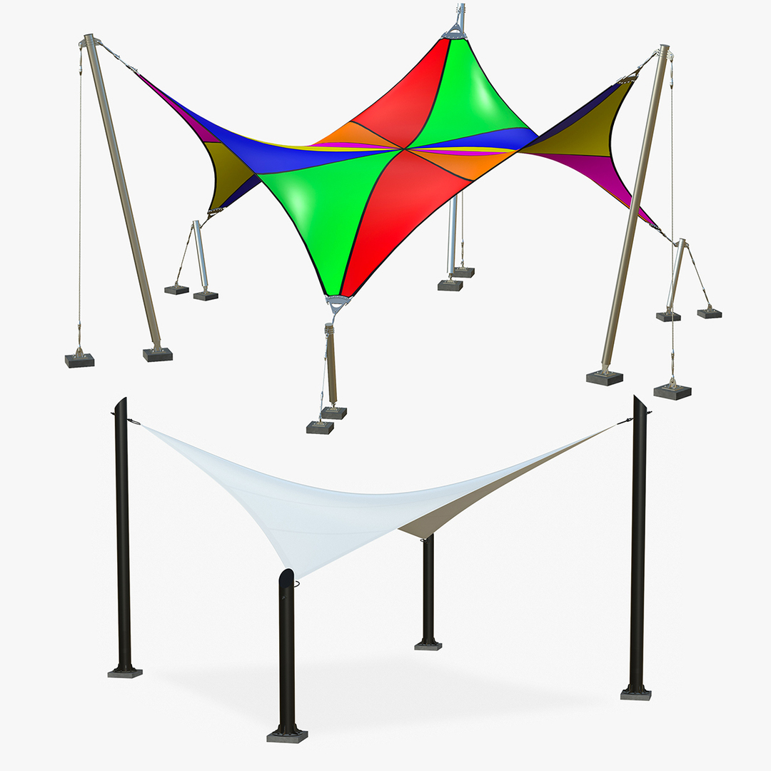 modelo 3d Estructura extensible de la arquitectura - TurboSquid 1917031