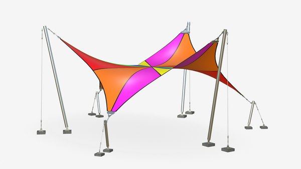 modelo 3d Estructura extensible de la arquitectura - TurboSquid 1917031