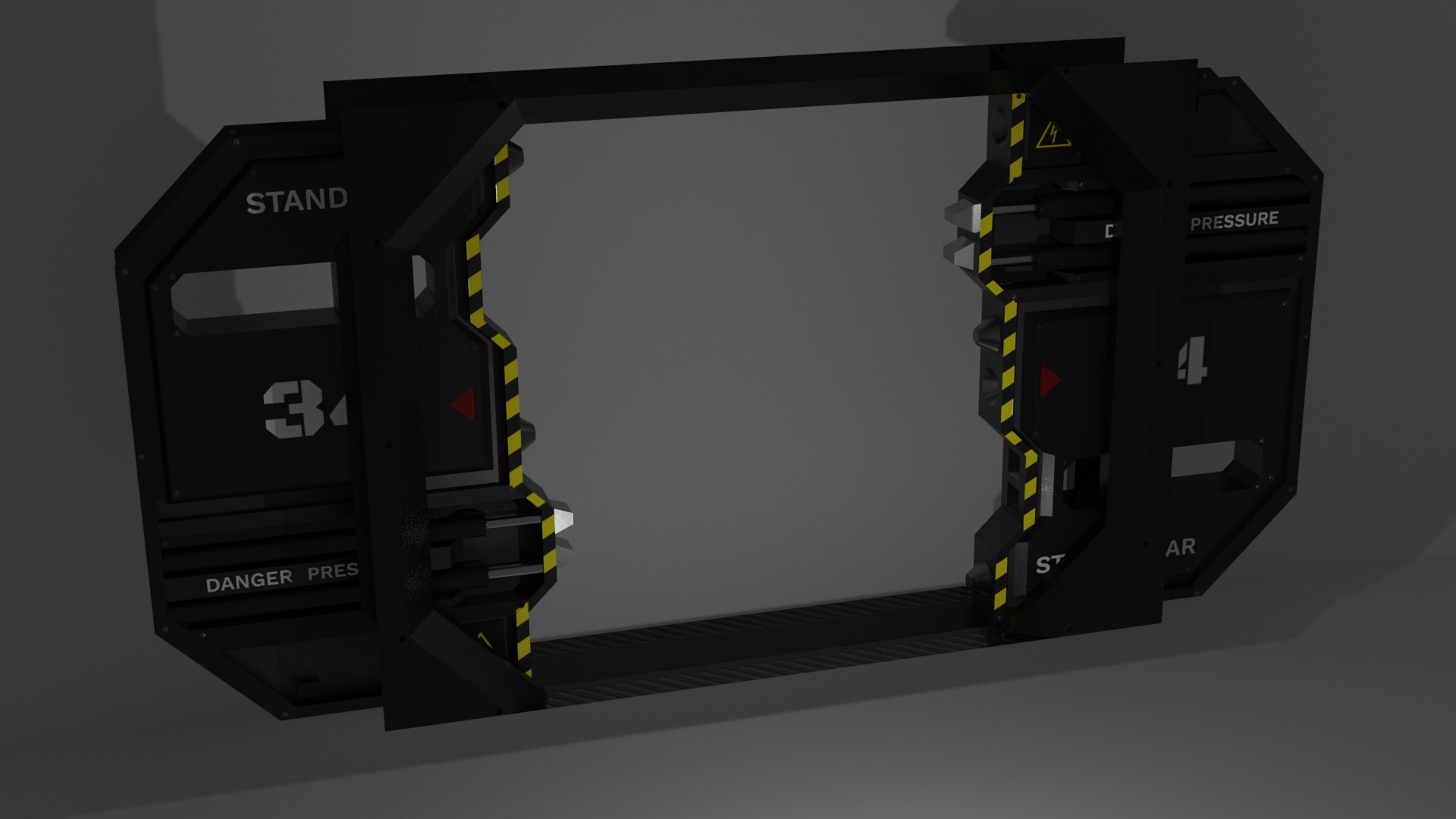 Sci-Fi Airlock Door Model - TurboSquid 1982686