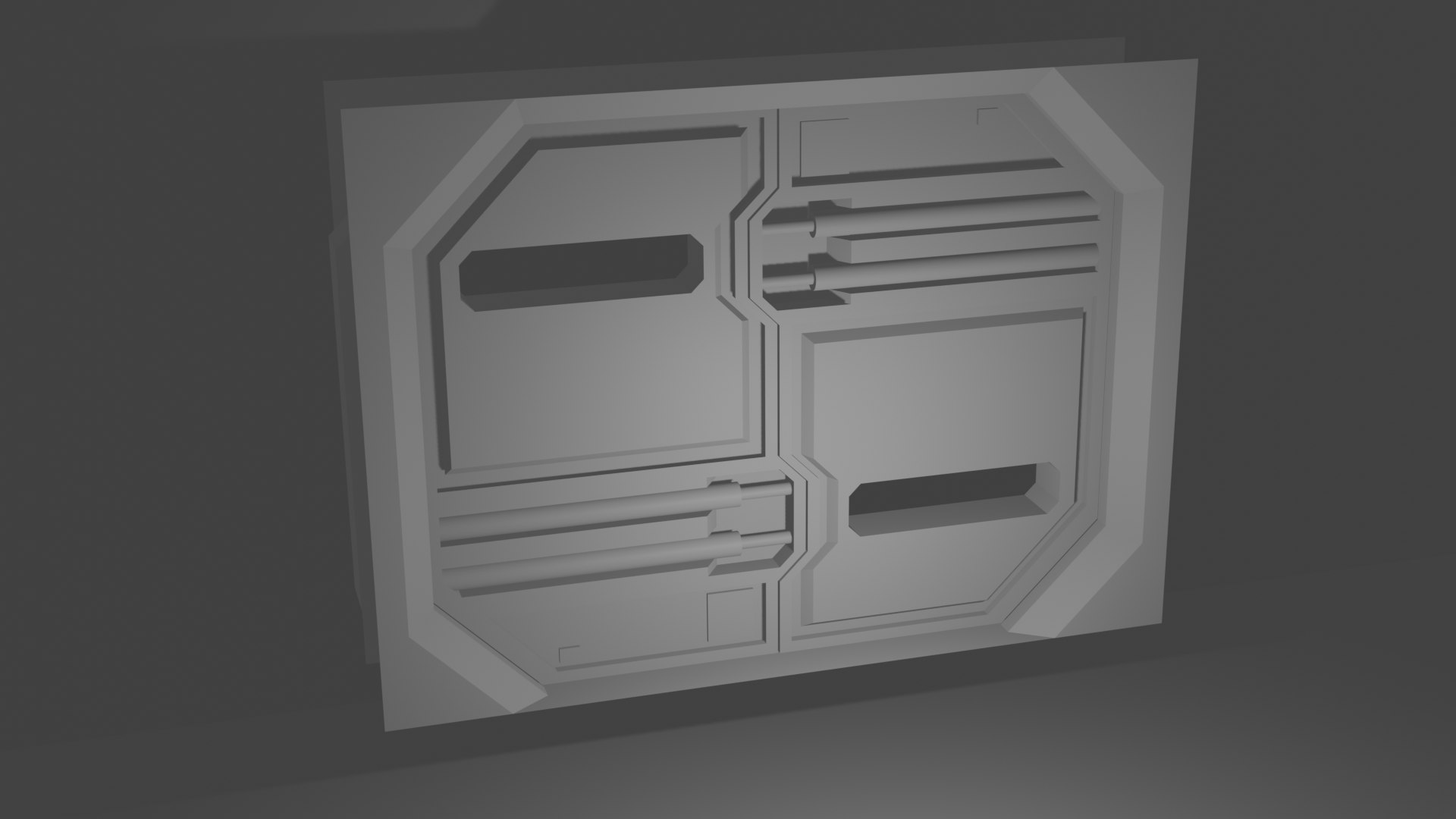 Sci-Fi Airlock Door Model - TurboSquid 1982686