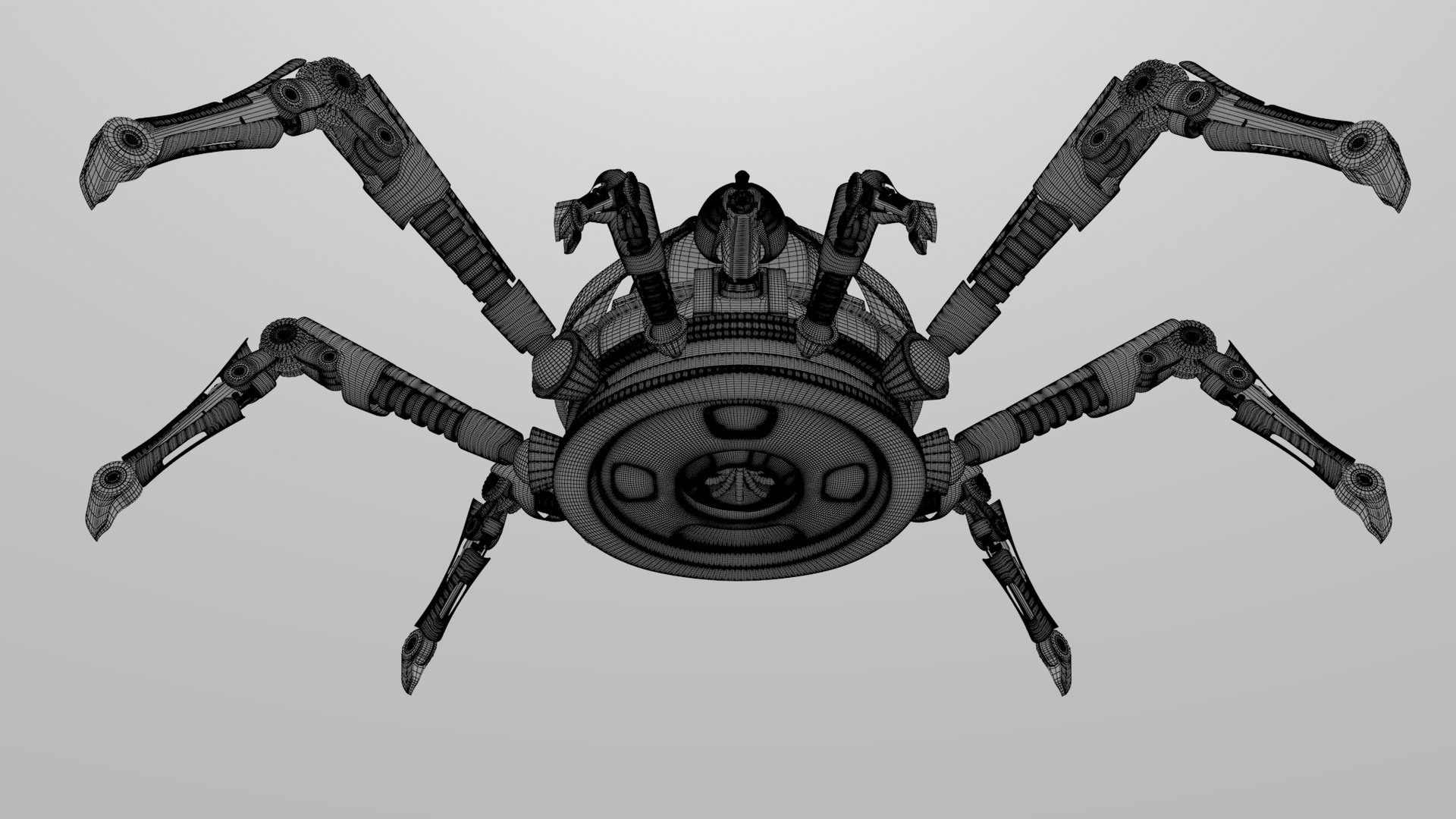 Mechanical Robot Spider 3d Max