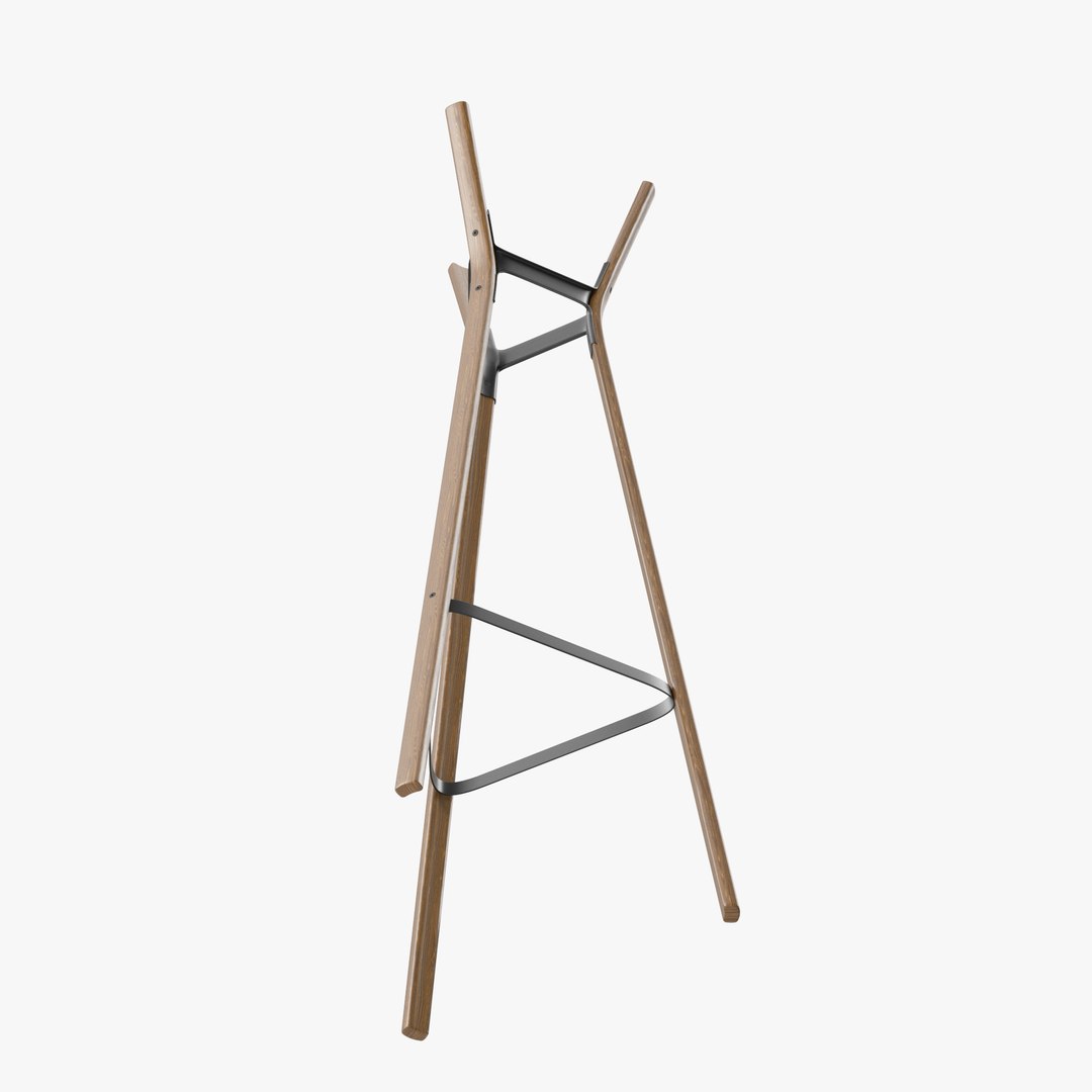Steelwood Coat Stand 3D Model - TurboSquid 1809972