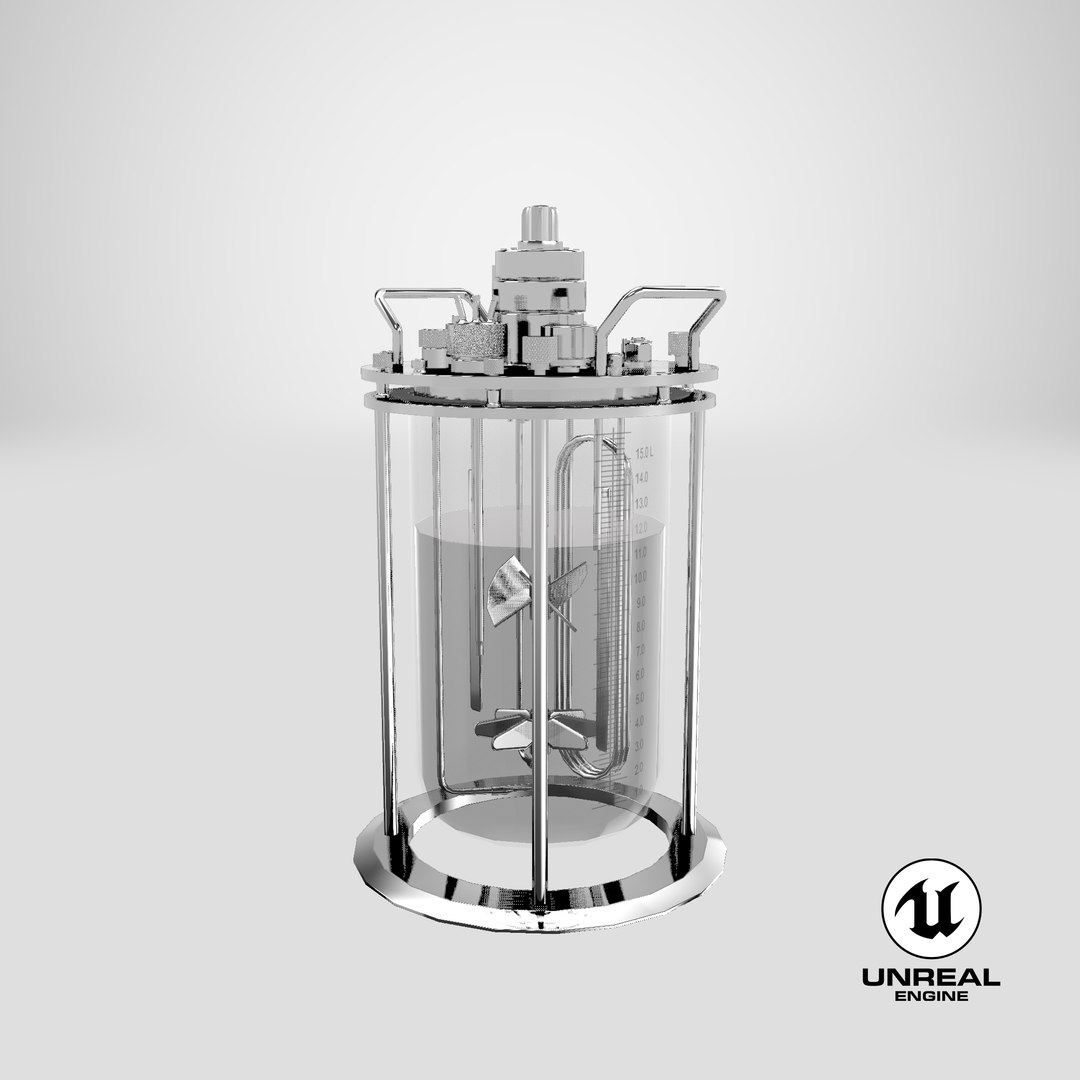 Big Glass Bioreactor 3D - TurboSquid 2006058