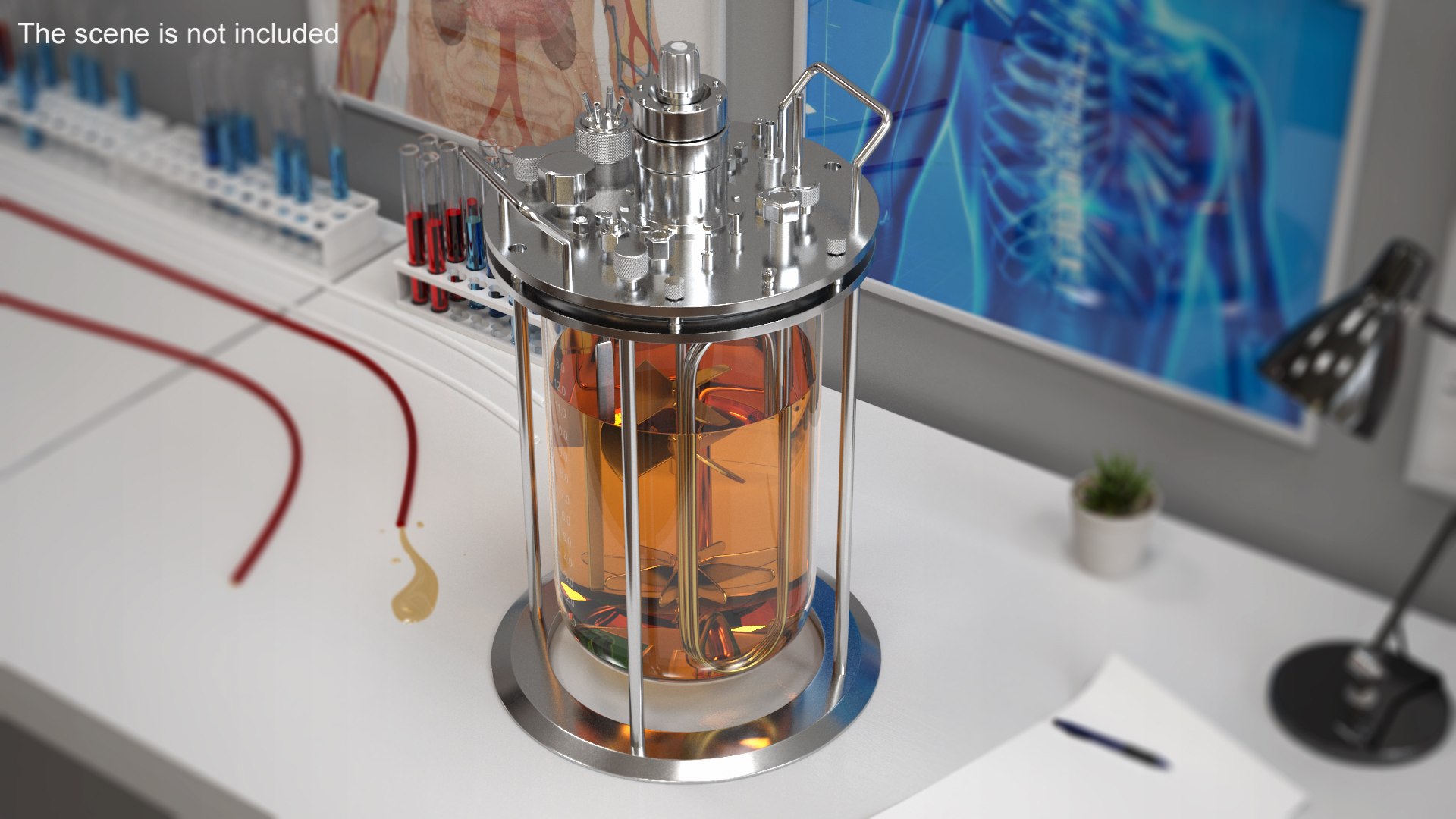 Big Glass Bioreactor 3D - TurboSquid 2006058