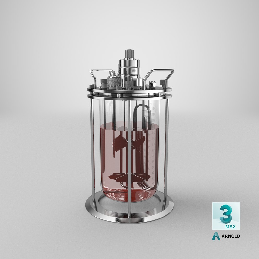 Big Glass Bioreactor 3D - TurboSquid 2006058