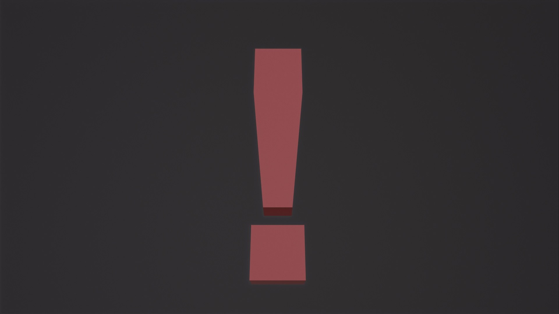 Exclamation Mark 3D Model - TurboSquid 2138150