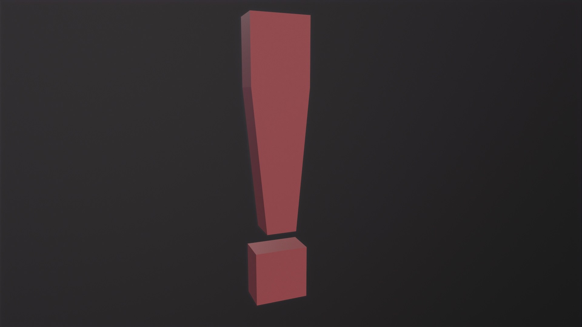 Exclamation Mark 3D Model - TurboSquid 2138150