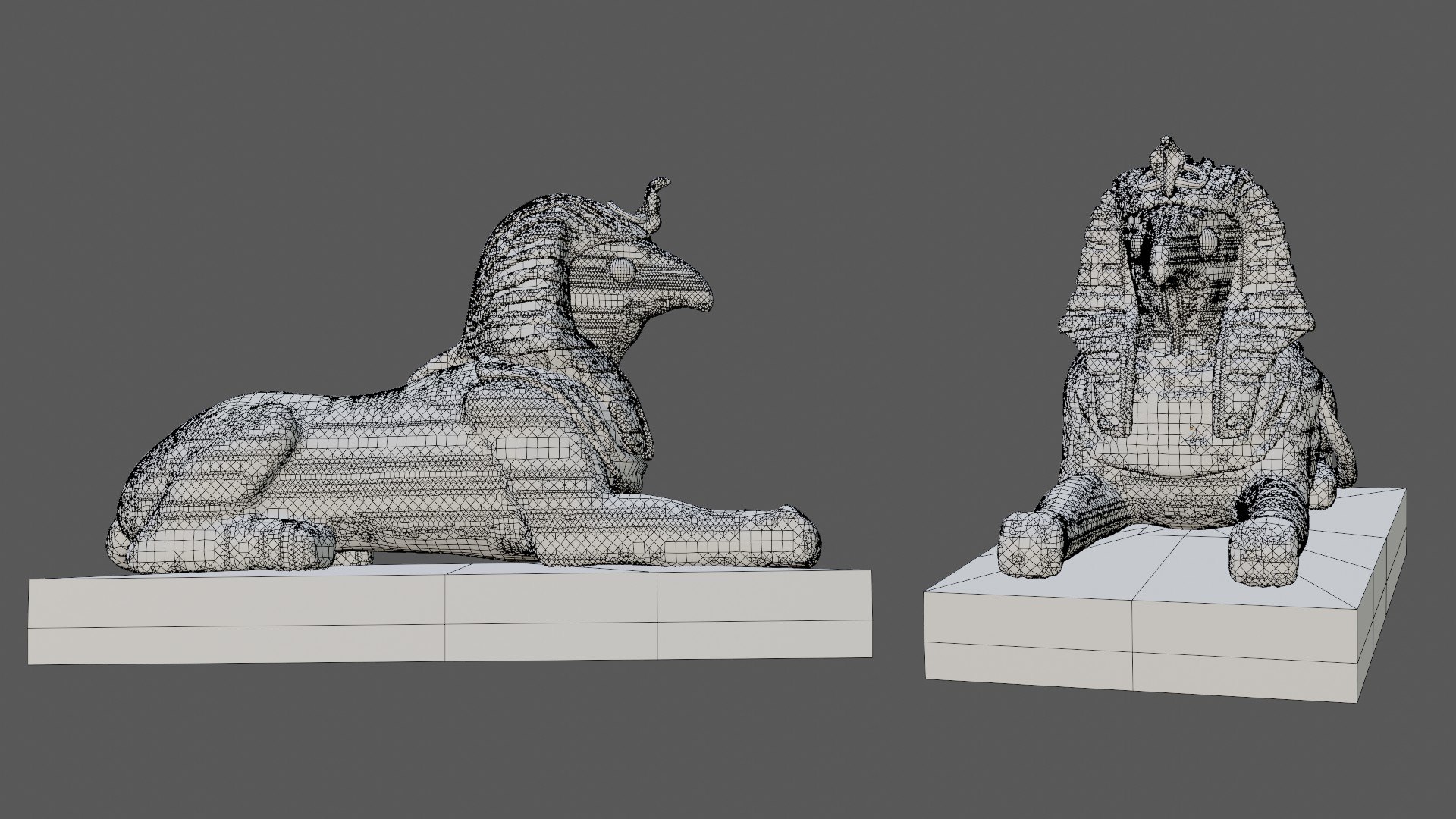3D Horus Sphinx - TurboSquid 1784043