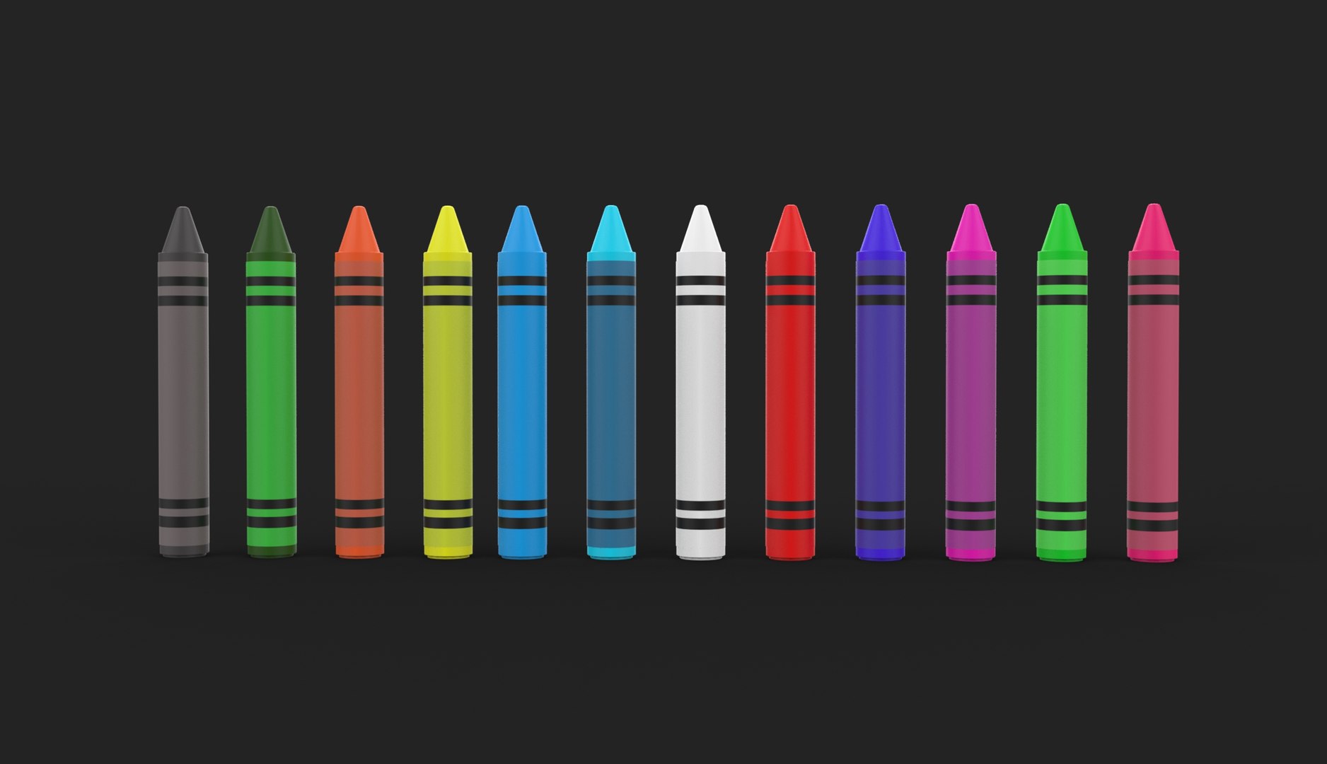 Draw And Colors 3D Model 3D Model - TurboSquid 2351488