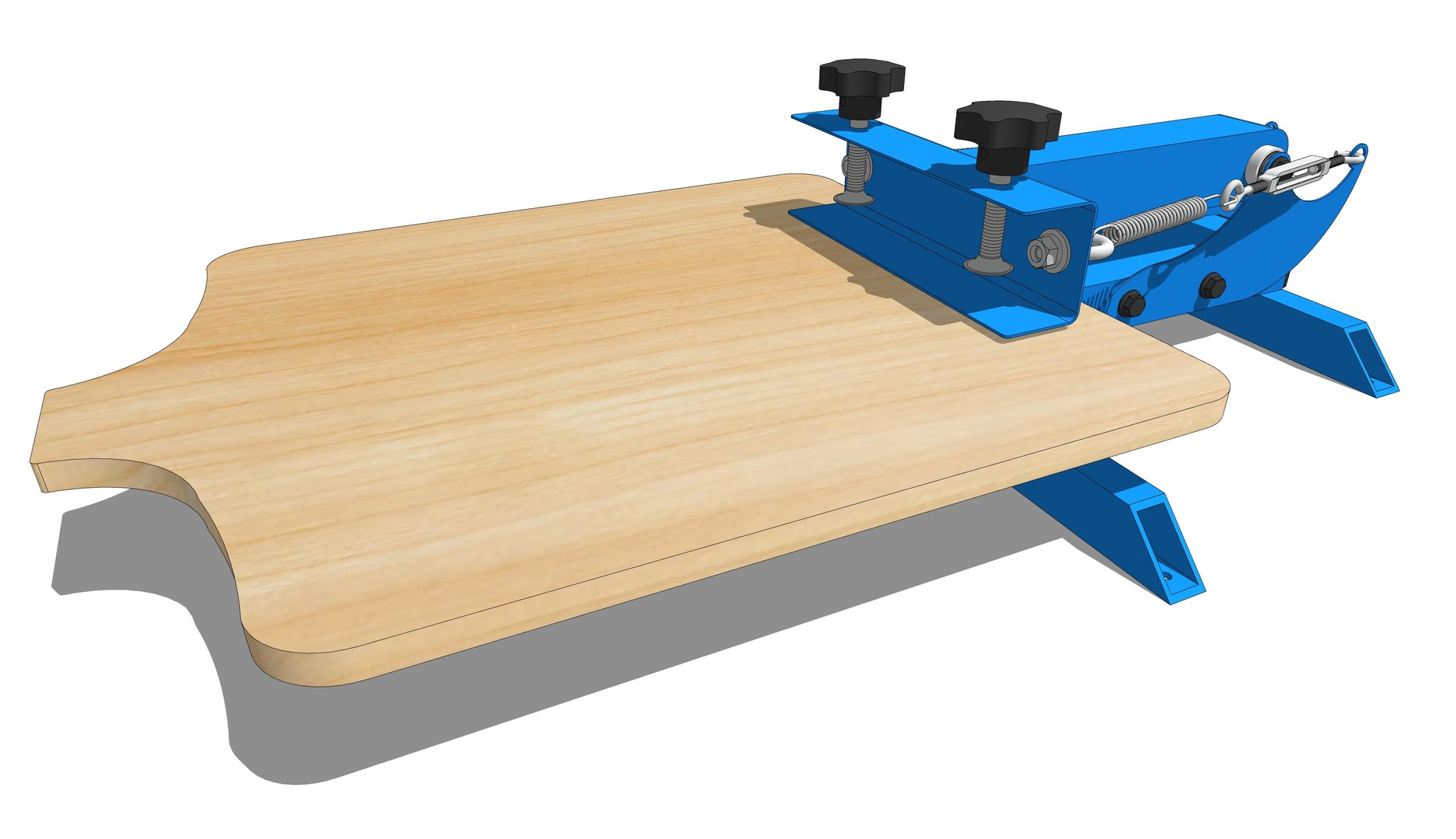 3D Screen Printing Press - Shirt - Single Station - TurboSquid 2103113