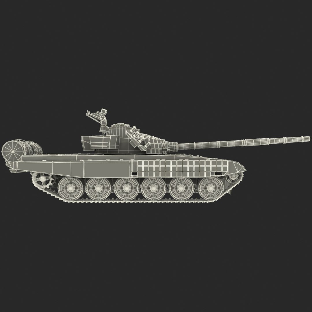 Polish Pt-91 Twardy Main 3d Model