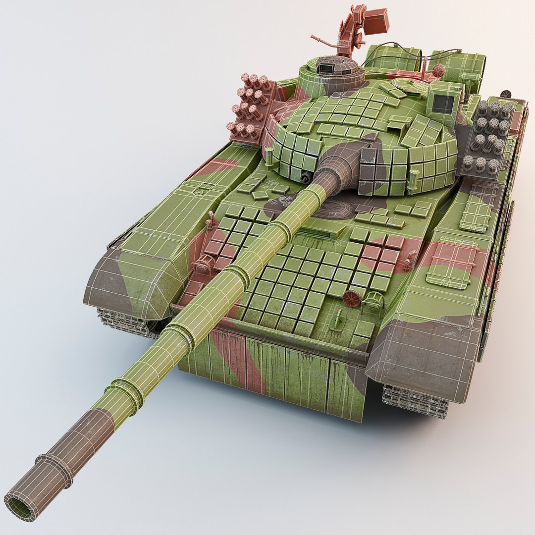 polish pt-91 twardy main 3d model