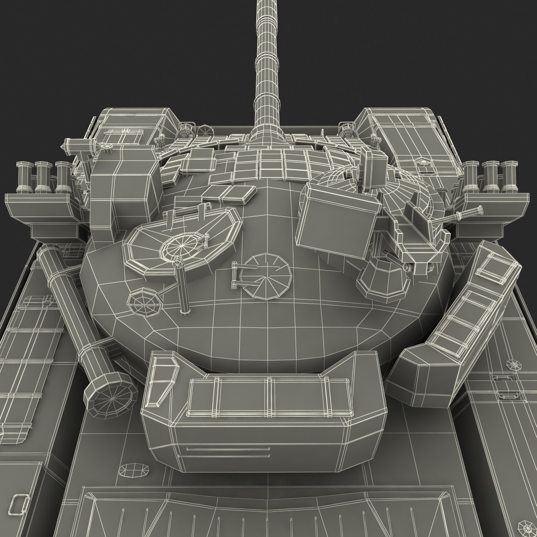 Polish Pt-91 Twardy Main 3d Model