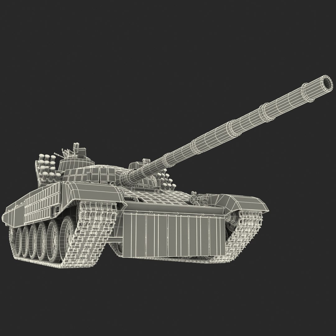 Polish Pt-91 Twardy Main 3d Model