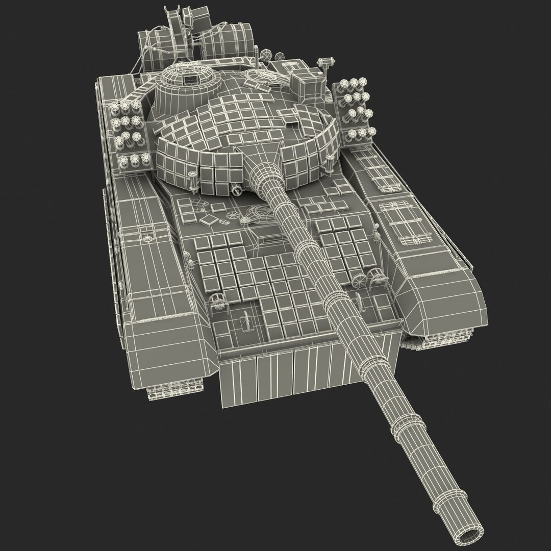 Polish Pt-91 Twardy Main 3d Model