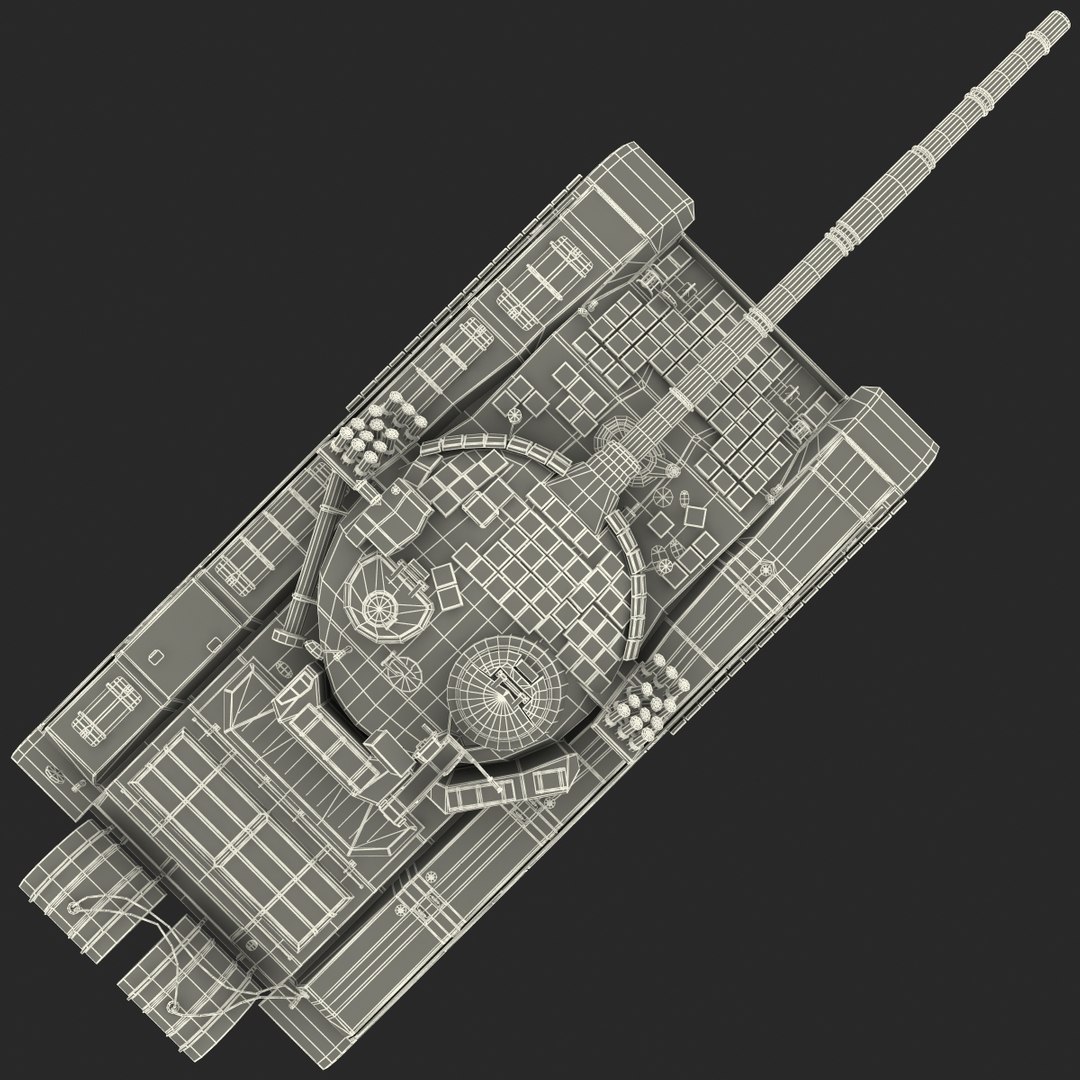 Polish Pt-91 Twardy Main 3d Model