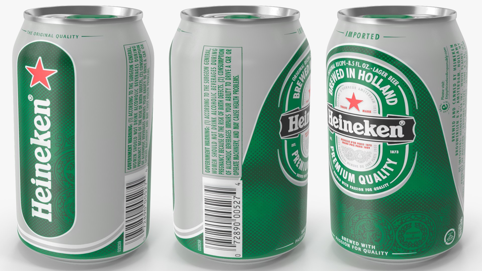 3D Heineken Beer Can - TurboSquid 2015851