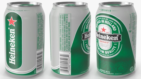 modelo 3d Lata de cerveza Heineken - TurboSquid 2015851