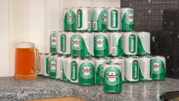 modelo 3d Lata de cerveza Heineken - TurboSquid 2015851