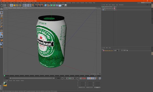 modelo 3d Lata de cerveza Heineken - TurboSquid 2015851
