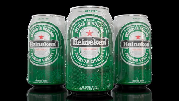 modelo 3d Lata de cerveza Heineken - TurboSquid 2015851