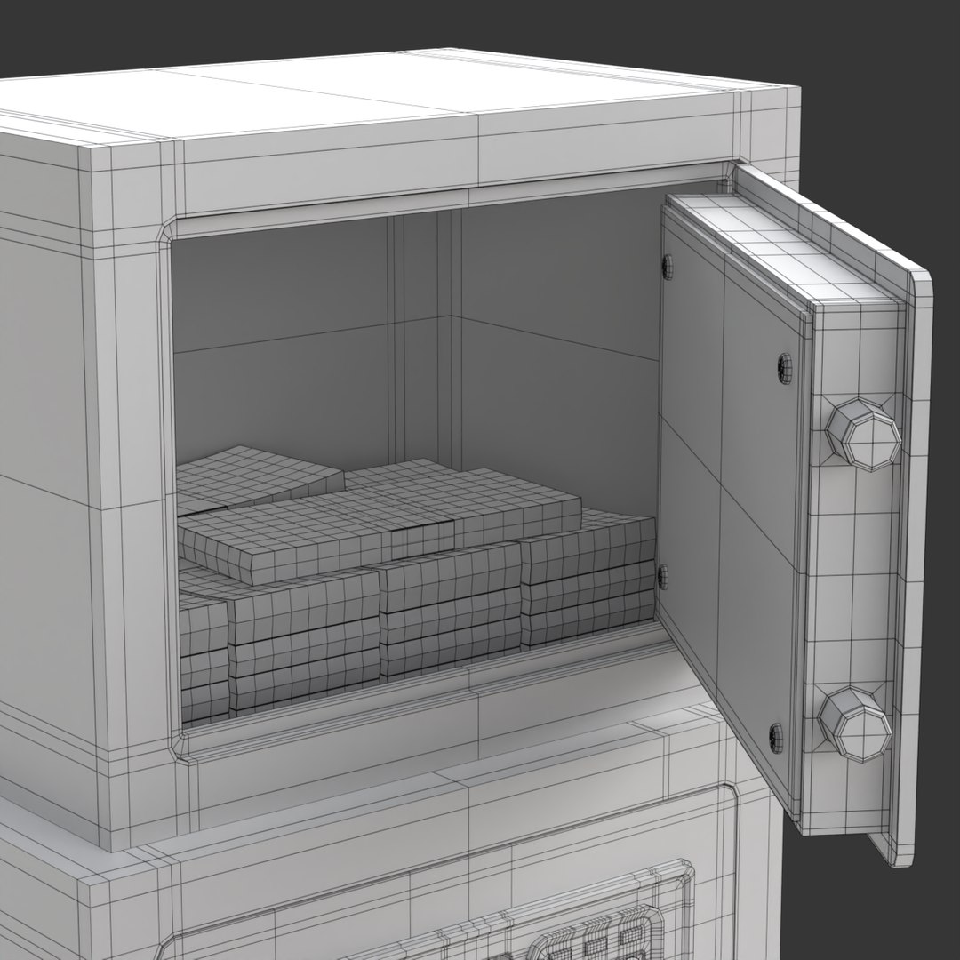 Digital Safe Box 3D - TurboSquid 2403628