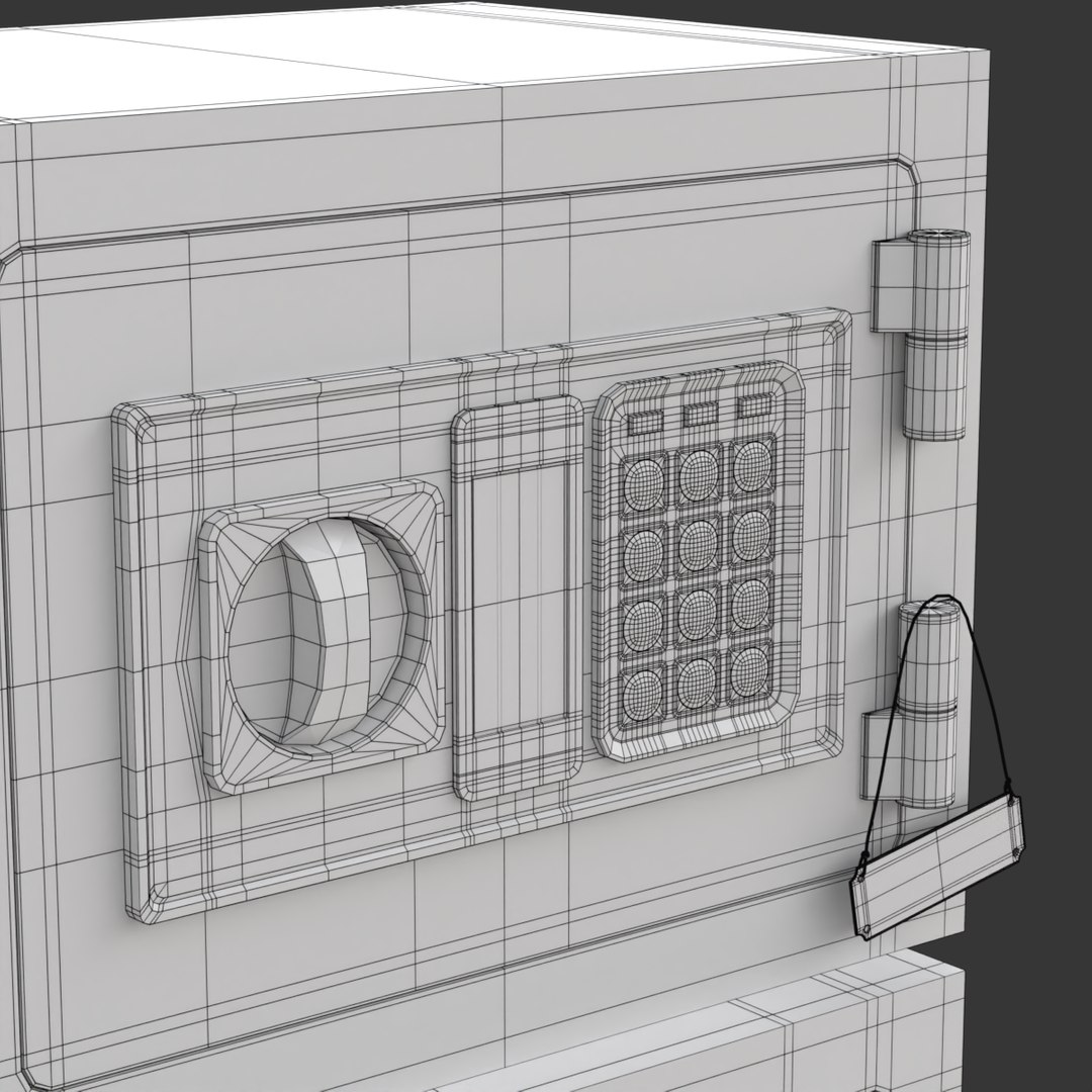 Digital Safe Box 3D - TurboSquid 2403628