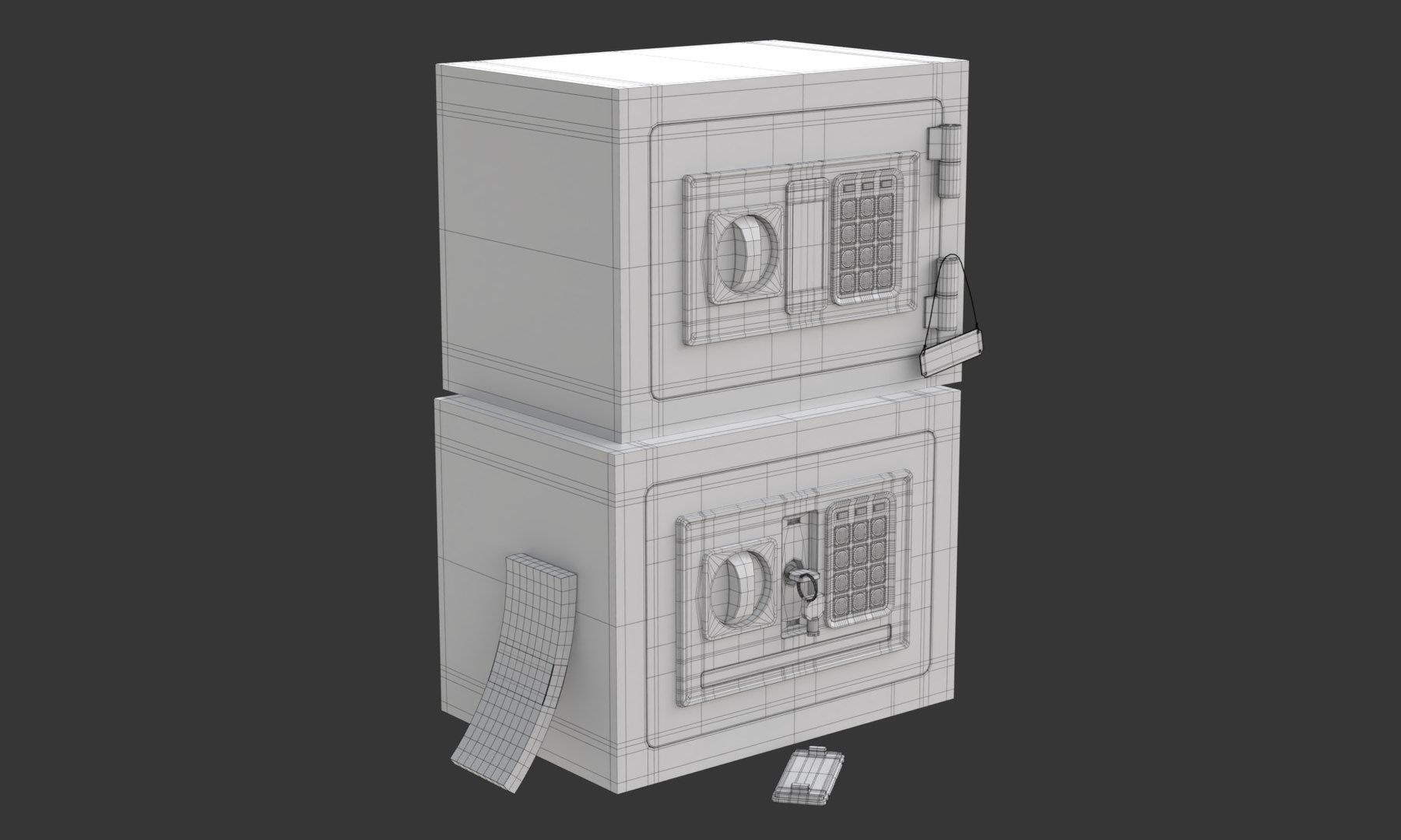 Digital Safe Box 3D - TurboSquid 2403628