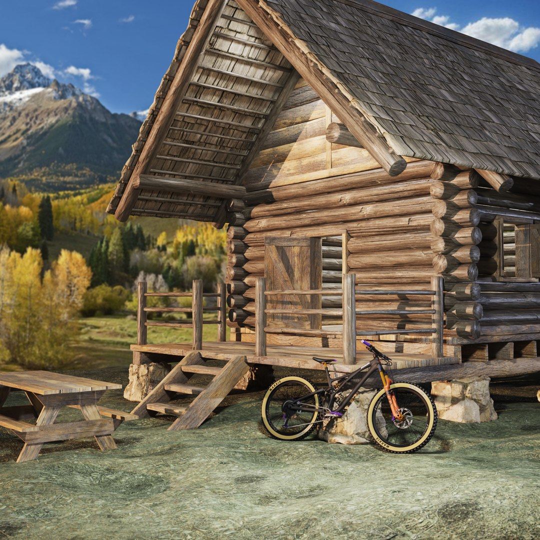 3D Model Log Cabin - TurboSquid 1962487