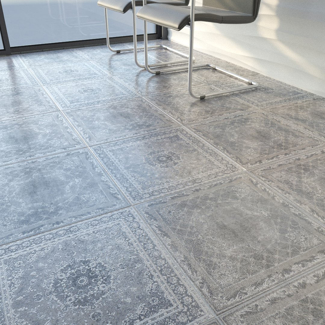 3d Model Tile Oneker Set 06