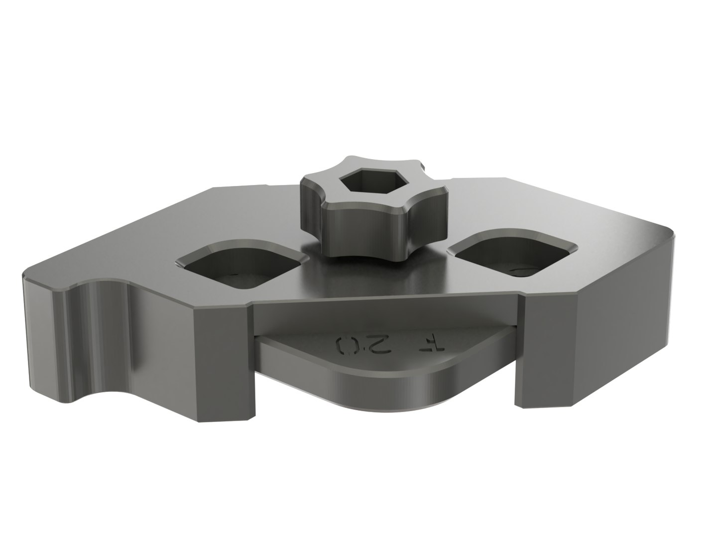 3D Model Printable Jig Router Template - TurboSquid 1815464