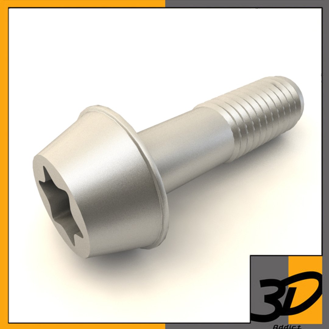 3d Button Torx Bolt