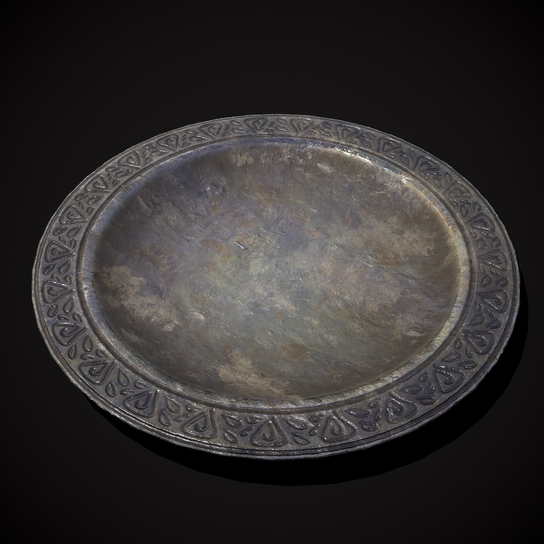 Medieval Fancy Plates 3D Model - TurboSquid 2189176