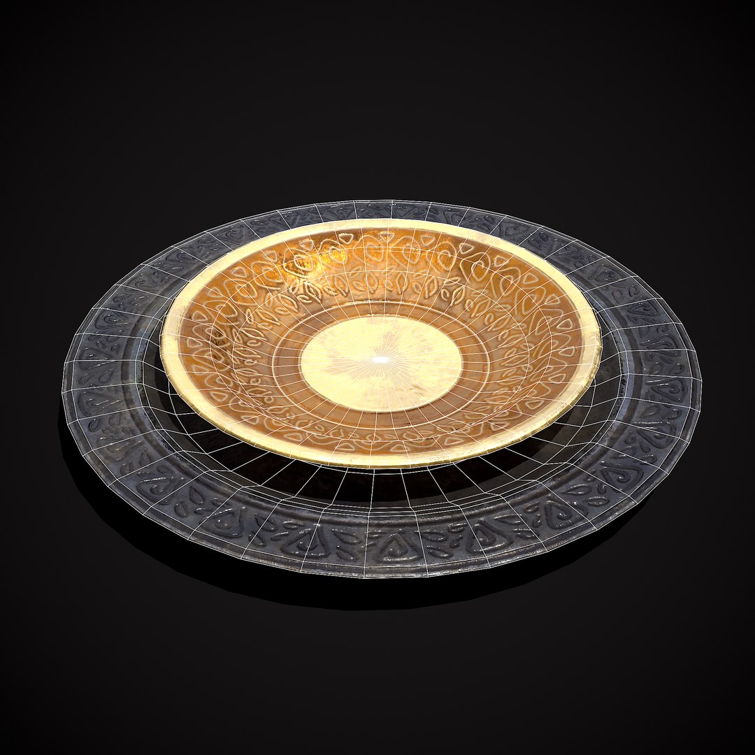 Medieval Fancy Plates 3D Model - TurboSquid 2189176
