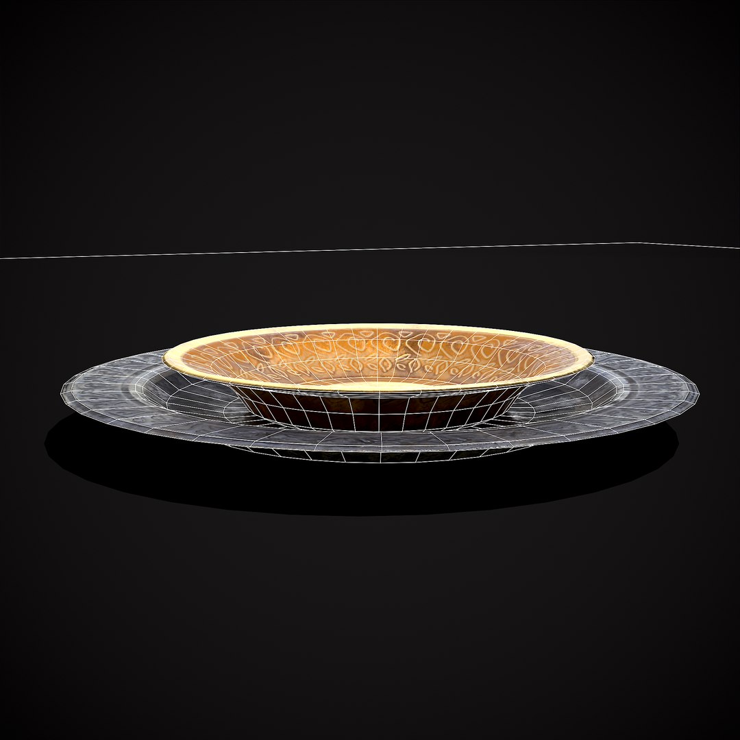 Medieval Fancy Plates 3D Model - TurboSquid 2189176