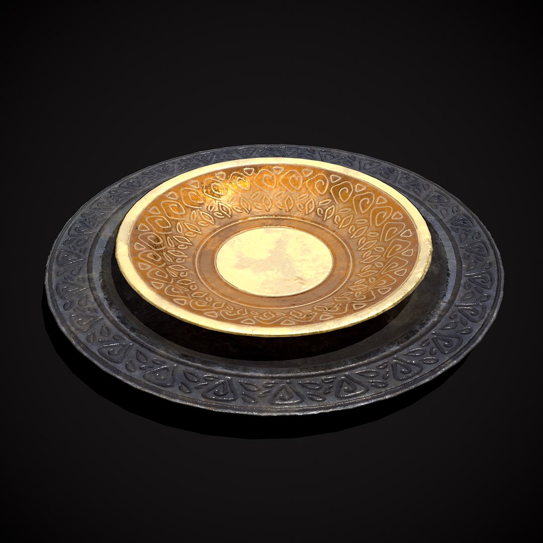 Medieval Fancy Plates 3D Model - TurboSquid 2189176